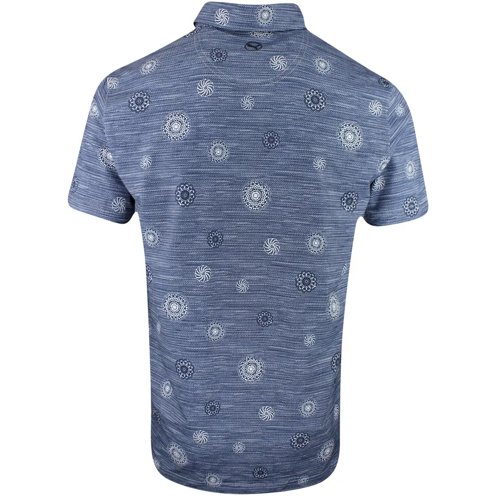 Cloudspun Wheels Print Golf Polo – Golf Styles